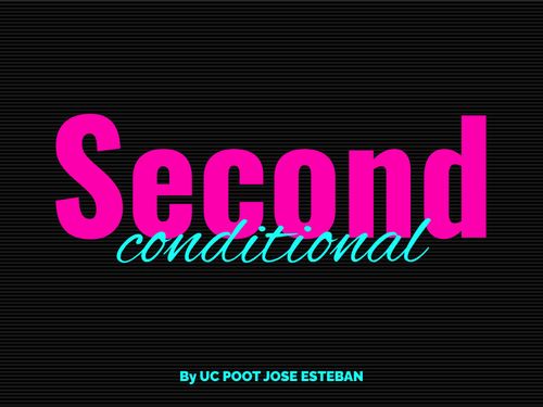 Book Creator | second conditional