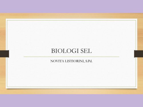 Book Creator | Biologi-Sel