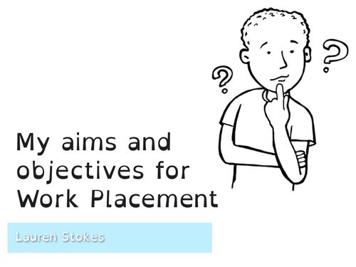 Book Creator | My aims and objectives for Work Placement