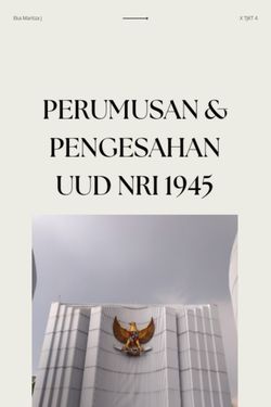 Book Creator | Perumusan dan Pengesahan UUD
