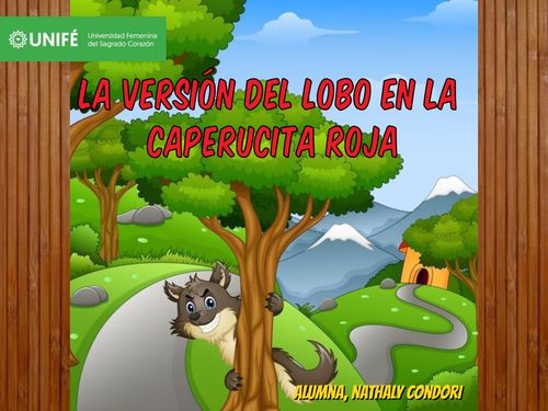 Book Creator | La versión del lobo en la caperucita roja