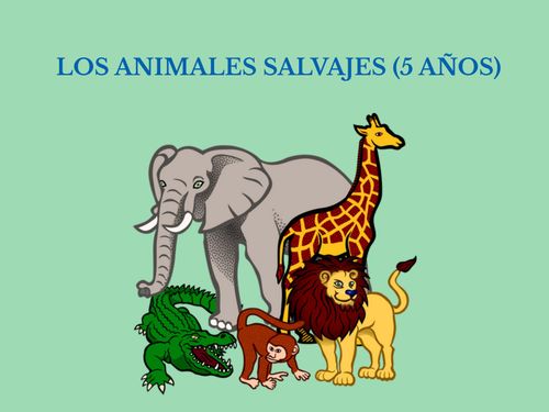 Book Creator | LOS ANIMALES SALVAJES