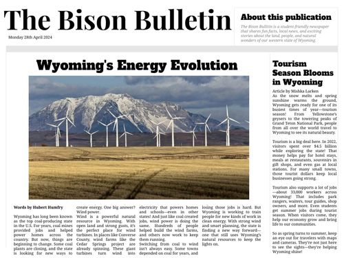 Book Creator | The Bison Bulletin