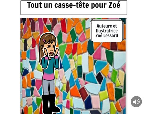 Book Creator | Tout un casse-tête pour Zoé