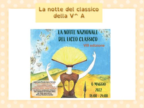 Book Creator | La notte del classico della V^ A