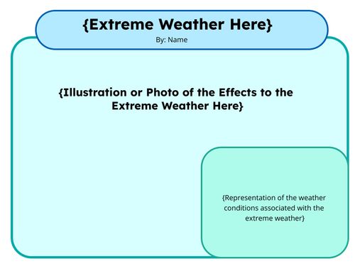 Book Creator | Extreme Weather Book (Research Project)