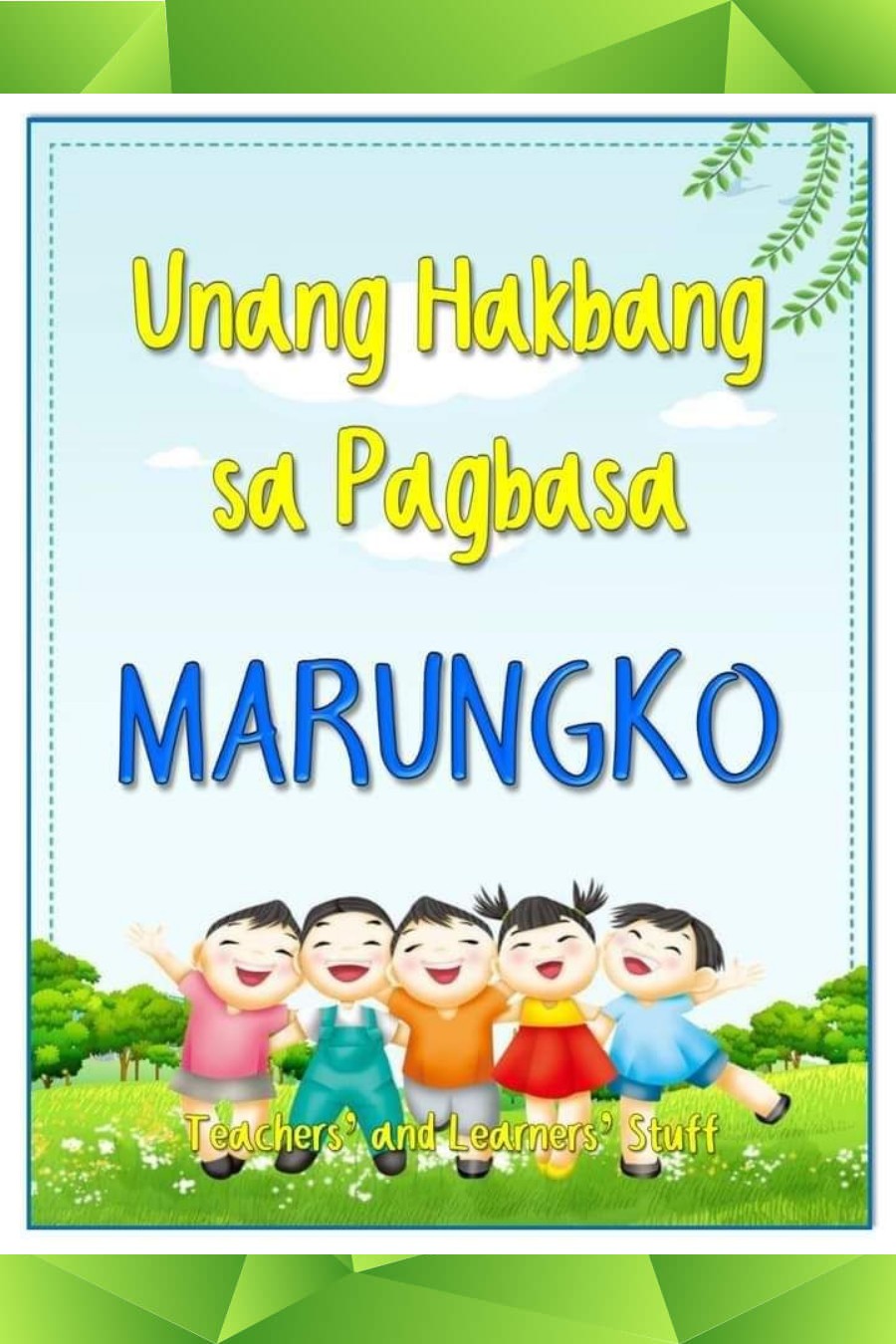 Book Creator - PAGBASA "MARUNGKO"