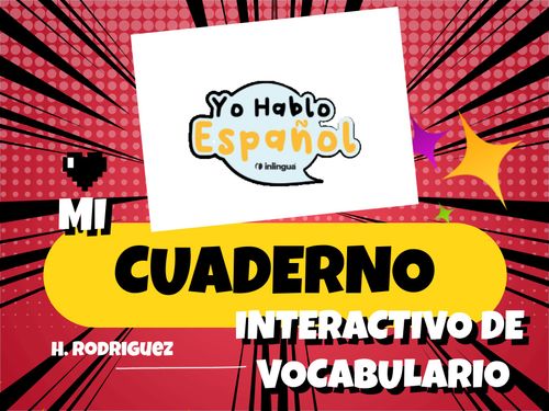 Book Creator | Cuaderno de Vocabulario Interactivo