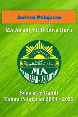 Book Creator | Jadwal Pelajaran Semester Ganjil 2024-2025