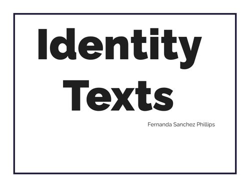 Book Creator | Identity Texts
