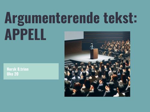 Book Creator | Argumenterende tekst 8.trinn