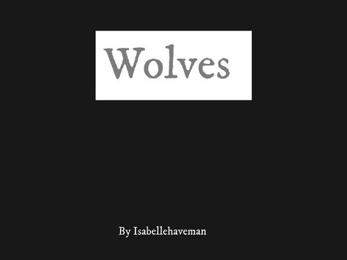 Book Creator | All About Wolves