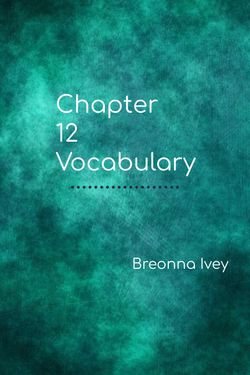 Book Creator | Chapter 12 Vocabulary