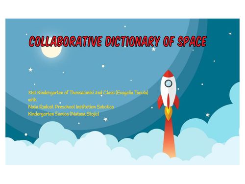 Book Creator | Dictionary of Space