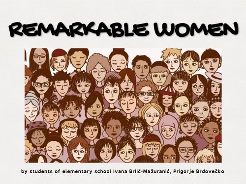 Book Creator | Remarkable women