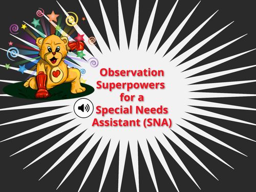 Book Creator | Observation Superpowers for SNAs - Supporting Every Child