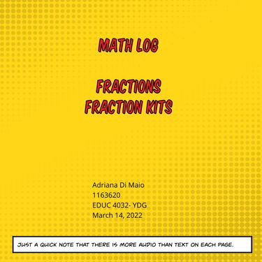 Book Creator | Math Log