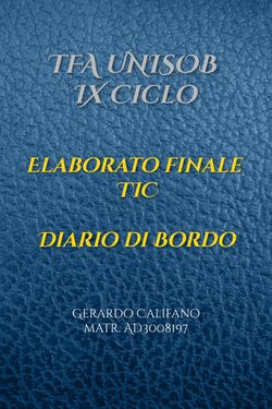 Book Creator | Diario di bordo TFA IX ciclo UNISOB