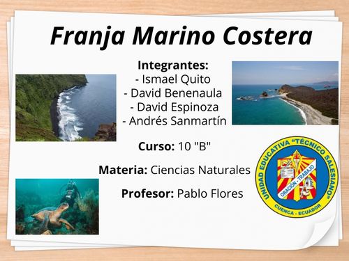Book Creator | Franja Marino Costera
