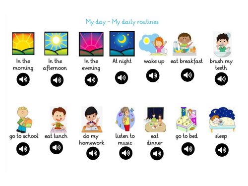 Book Creator | Daily Routines
