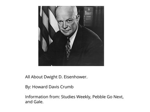 Book Creator | Dwight D. Eisenhower