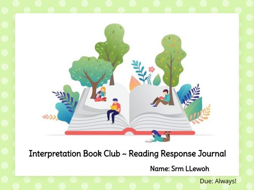 Book Creator | Interpretation Book Club ~ RRJ