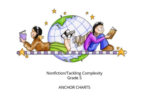 Book Creator | Anchor Charts ~ Nonfiction/Tackling Complexity