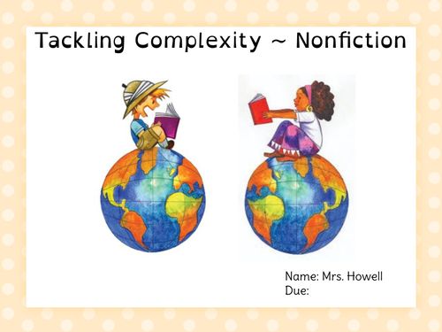 Book Creator | Tackling Complexity ~ Nonfiction