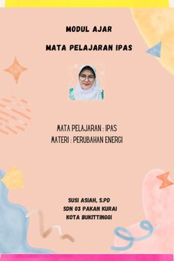 Book Creator | Modul Ajar IPS Kelas 4 Perubahan Energi