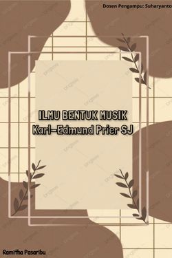 Book Creator | ILMU BENTUK MUSIK by Karl Edmund Prier SJ