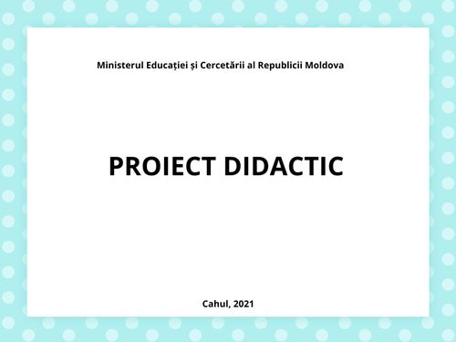 Book Creator | Proiect didactic