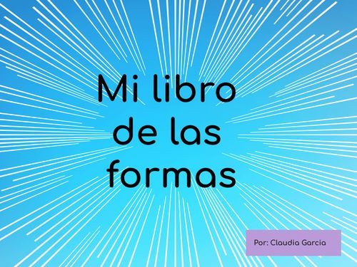 Book Creator | Mi libro de las formas
