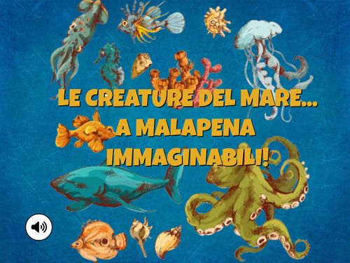 Book Creator | LE CREATURE DEL MARE...A MALAPENA IMMAGINABILI!