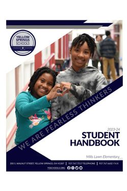 Book Creator | MLS Student Handbook