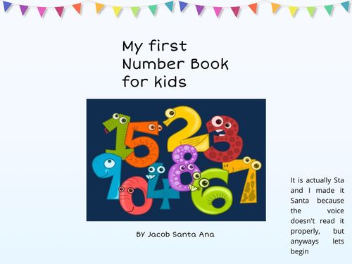 Book Creator | My First Number Book for Kids