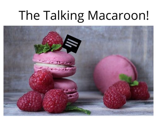 Book Creator | The Talking Macaroon!