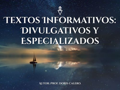 Book Creator | Textos Informativos: Divulgativos y Especializados