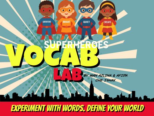 Book Creator | SUPERHERO VOCAB