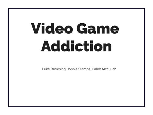 Book Creator | Psa video game addiction