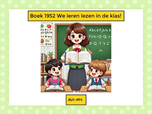 Book Creator | Boek 1952 We leren lezen in de klas!