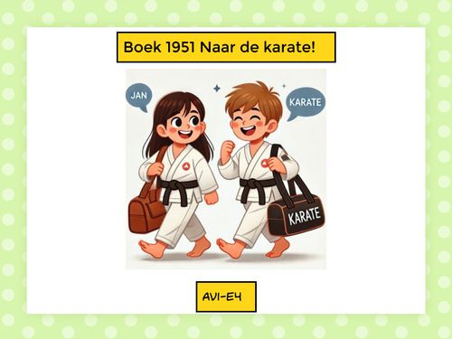 Book Creator | Boek 1951 Naar de karate!