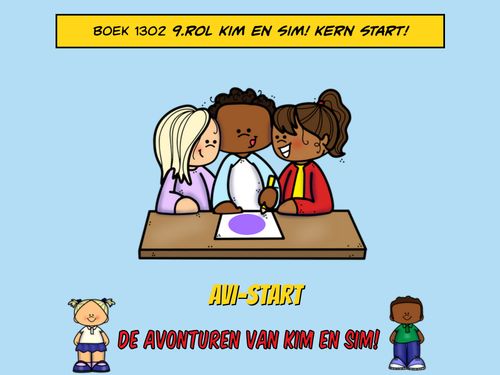 Book Creator | Boek 1302 9.rol kim en sim! Kern start!