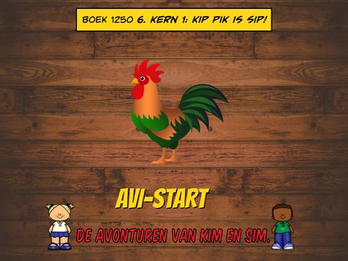 Book Creator | Boek 1250 6.Kern 1: kip pik is sip!