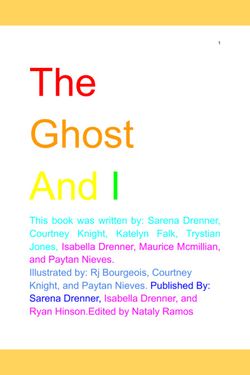Book Creator | The Ghost and I