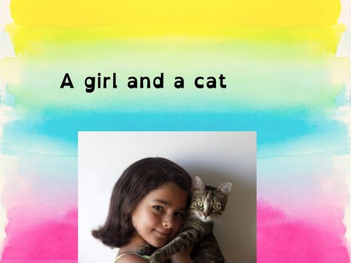 Book Creator | a girl and a cat