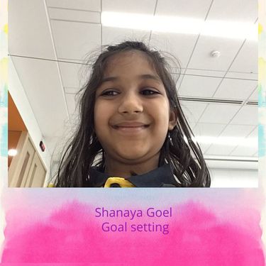 Book Creator | Shanaya Goel's Goals Setting