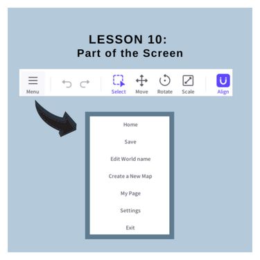 Book Creator | Lesson 10 to 13: Part of the Screen