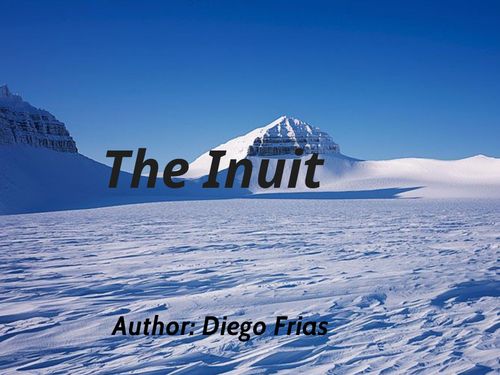 Book Creator | The Inuit