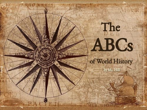 Book Creator | The ABCs of World History