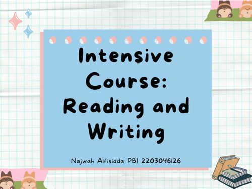 Book Creator | Intensive Course Reading and Writing